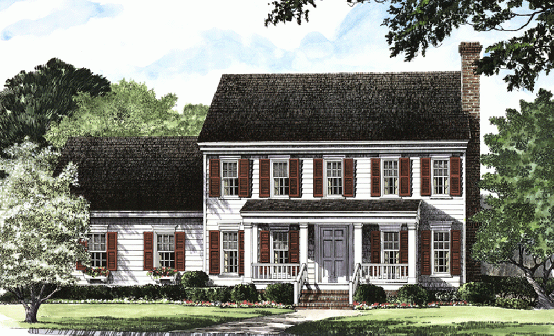 William Poole House Plans Colonial